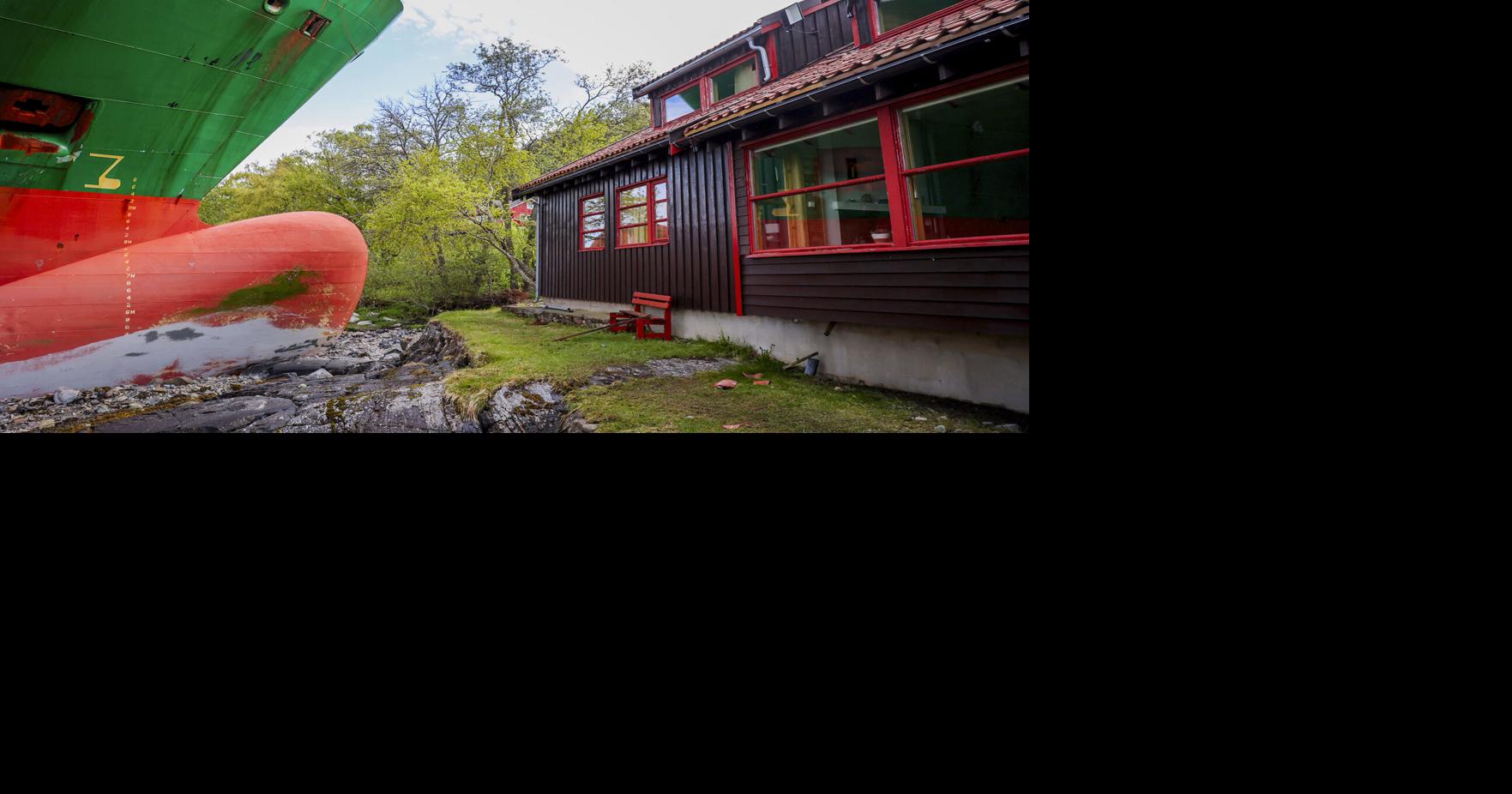 Norwegian man awoke to find cargo ship narrowly missed home