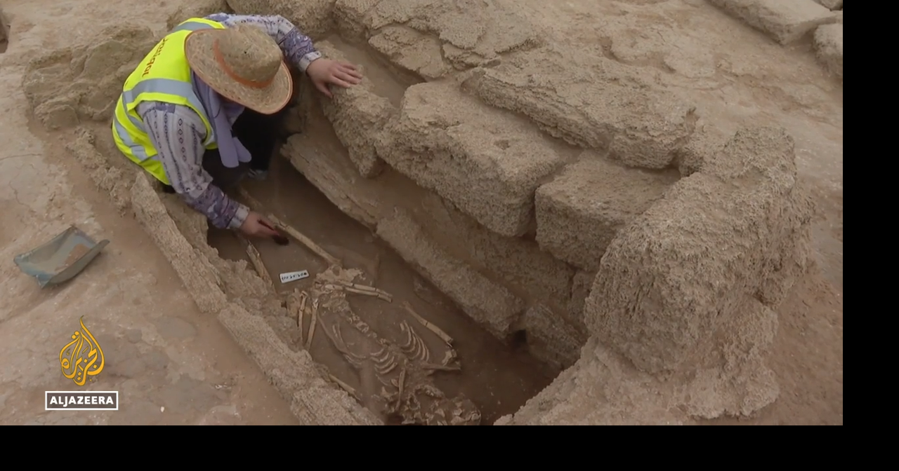 Ancient Roman burial ground uncovered in Gaza