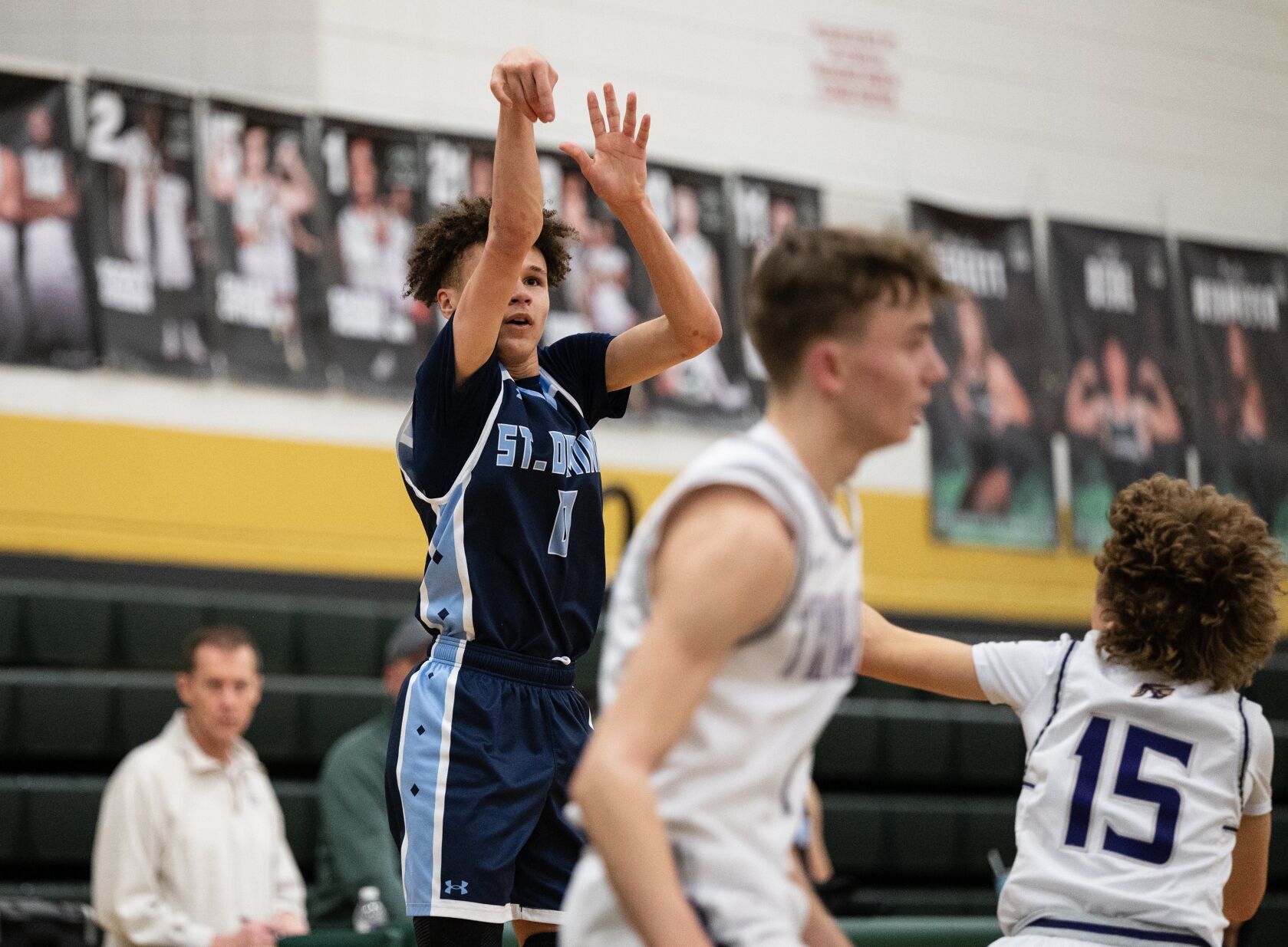 Fort Zumwalt North Invitational, consolation semifinal: St. Dominic 88 ...