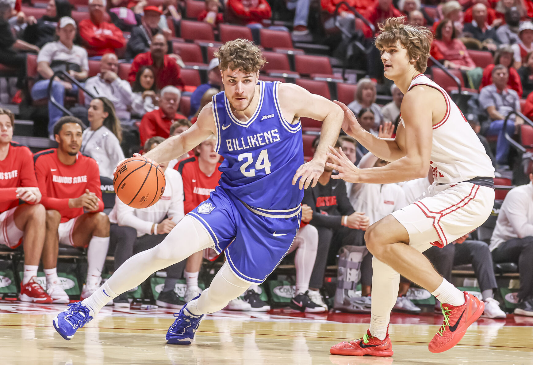 SLU can't dig out of 22-point hole, falls to Illinois State