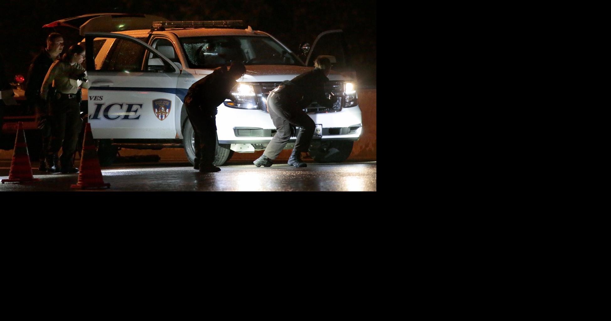 Photos: Webster Groves police officer shot along I-44