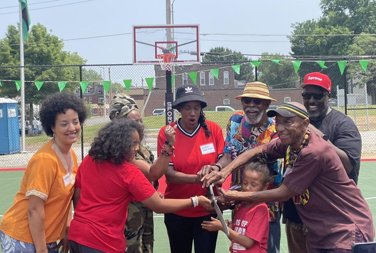 North St. Louis basketball court built by Black Power group