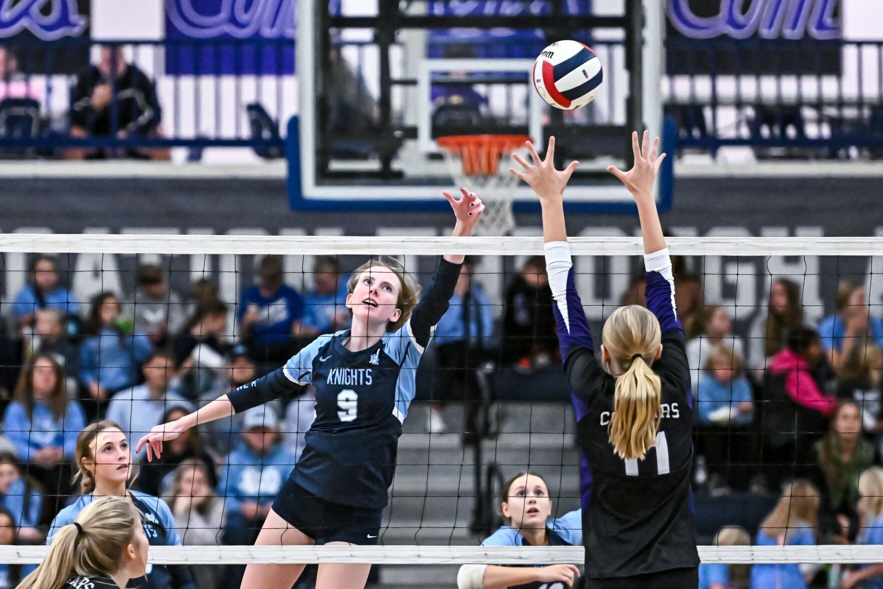 Class 2A Greenville Sectional, final: Mater Dei def. Breese Central 25-23, 23-25, 25-16