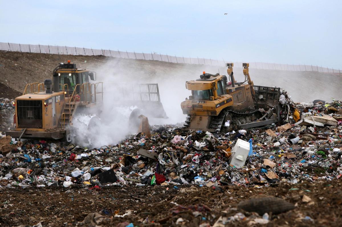 Trash and revenue move north at the landfill mountain of the Metro East ...