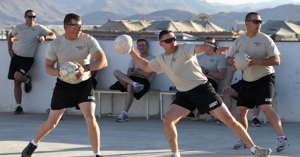 Sports at FOB Frontenac
