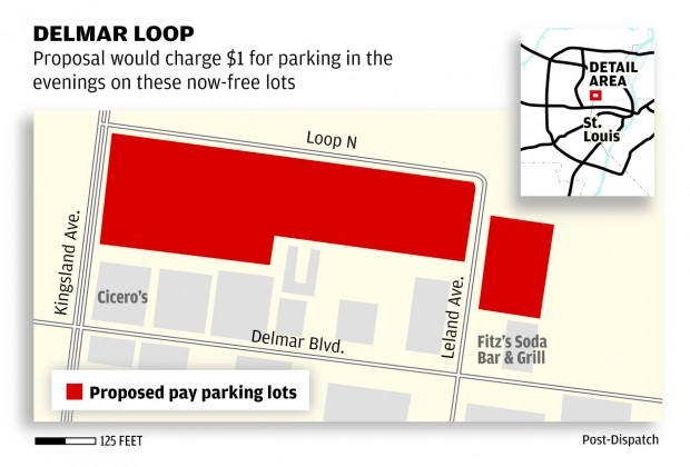 Businesses oppose plan to charge for parking in Delmar Loop