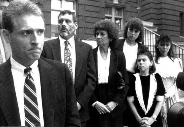 Nancy Cruzan's family outside Missouri Supreme Court