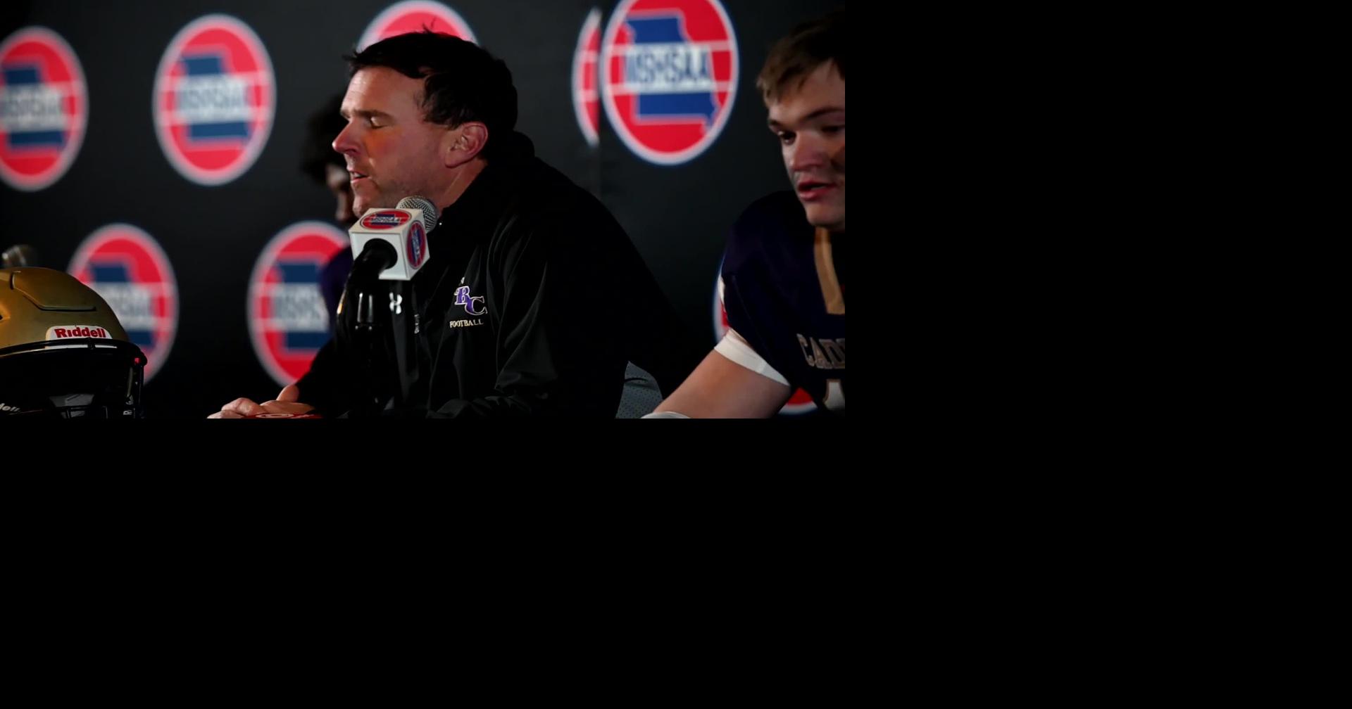 Initial statement from CBC coach Scott Pingel after the game was ended ...