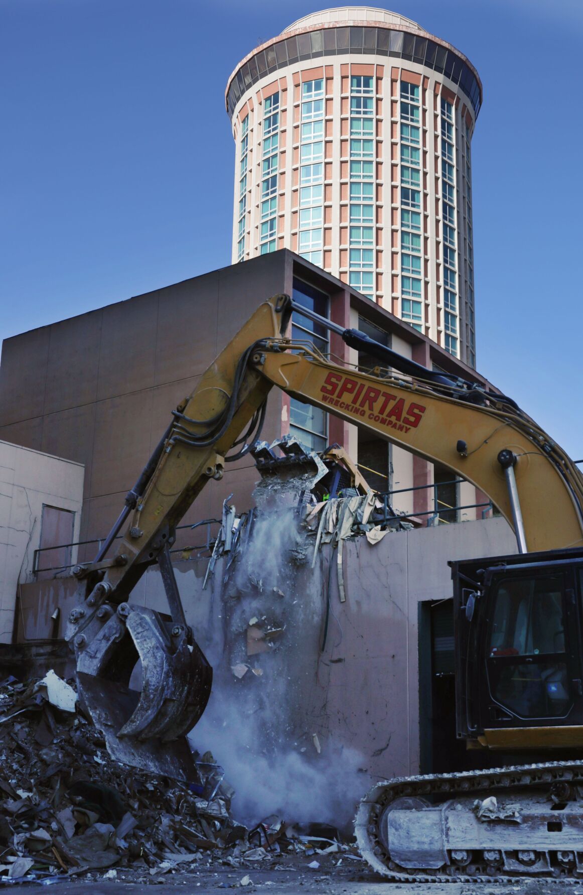Demolition starts on downtown St. Louis' Millennium Hotel