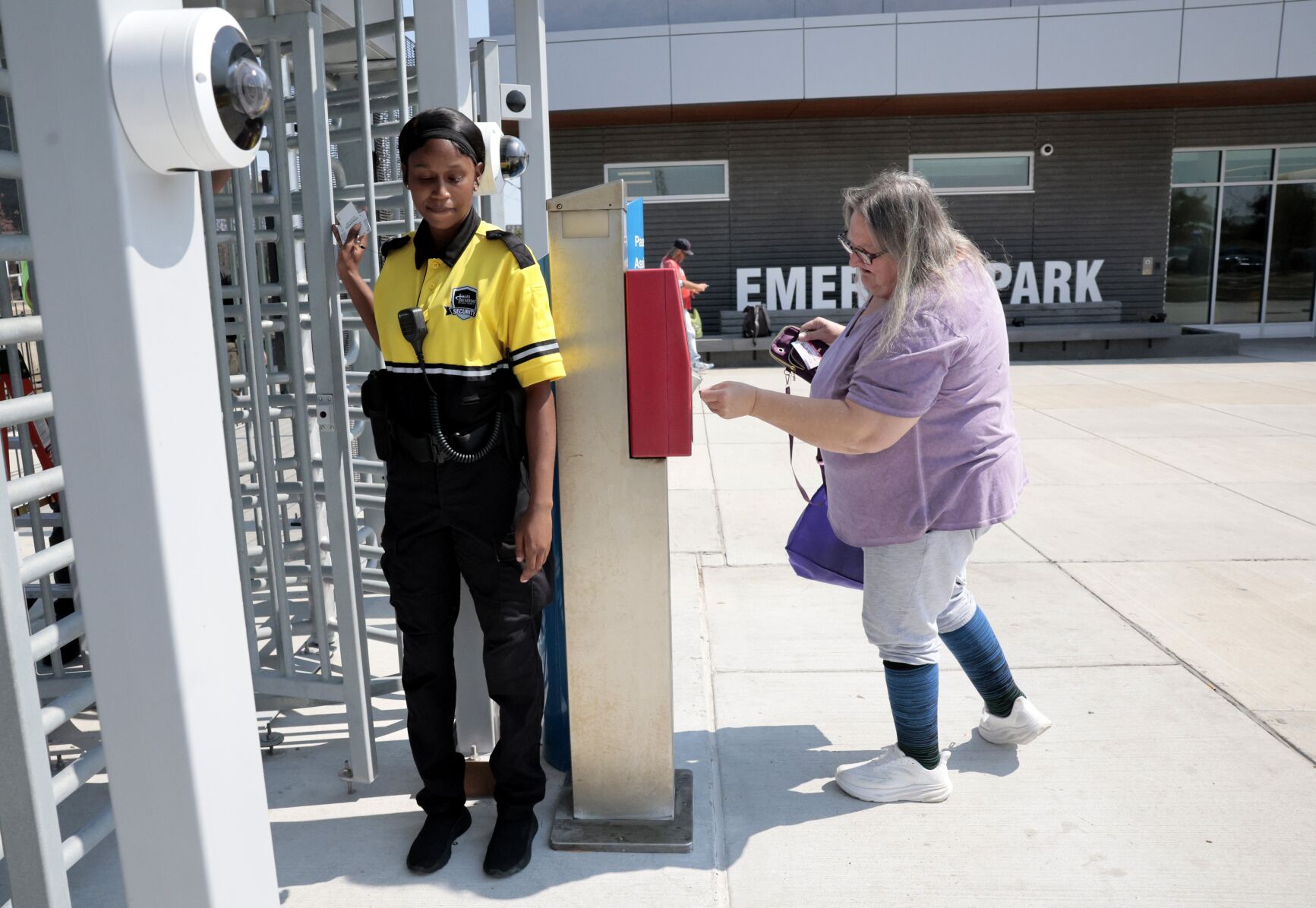 MetroLink security gates in use at station in East St. Louis