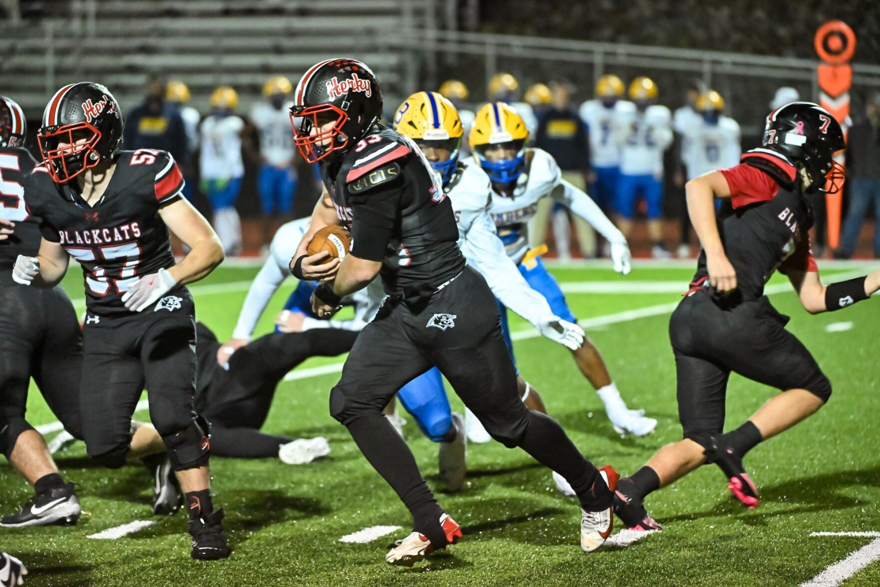 Herculaneum rushes for more than 300 yards, five TDs in win over John ...