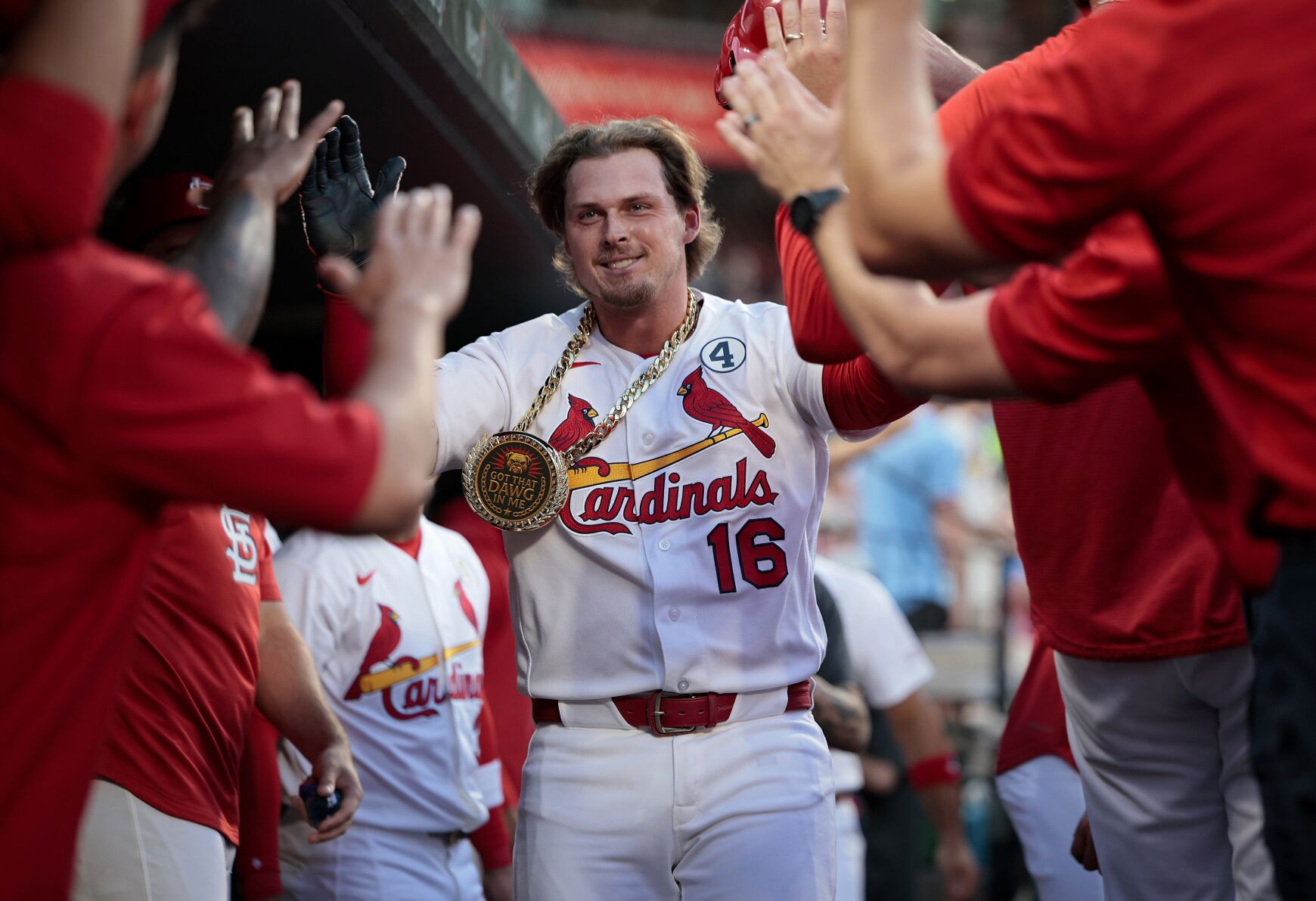 St. Louis Cardinals try to get the bats going against the Texas Rangers