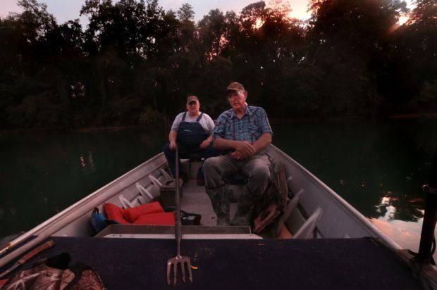 A primitive method still snags sucker fish on Missouri's Current River