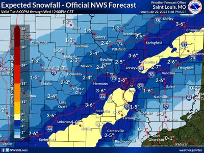 A snowstorm could hit the St. Louis region Tuesday night ...