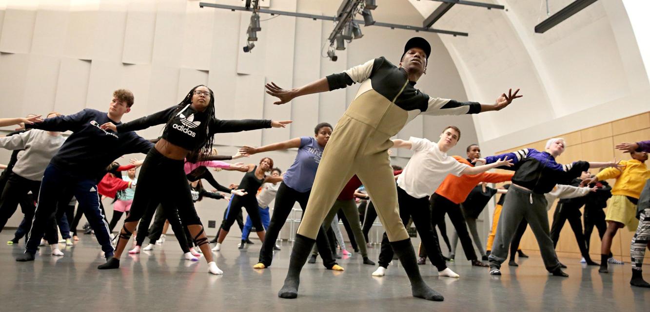 Dancers learn Voguing at COCA