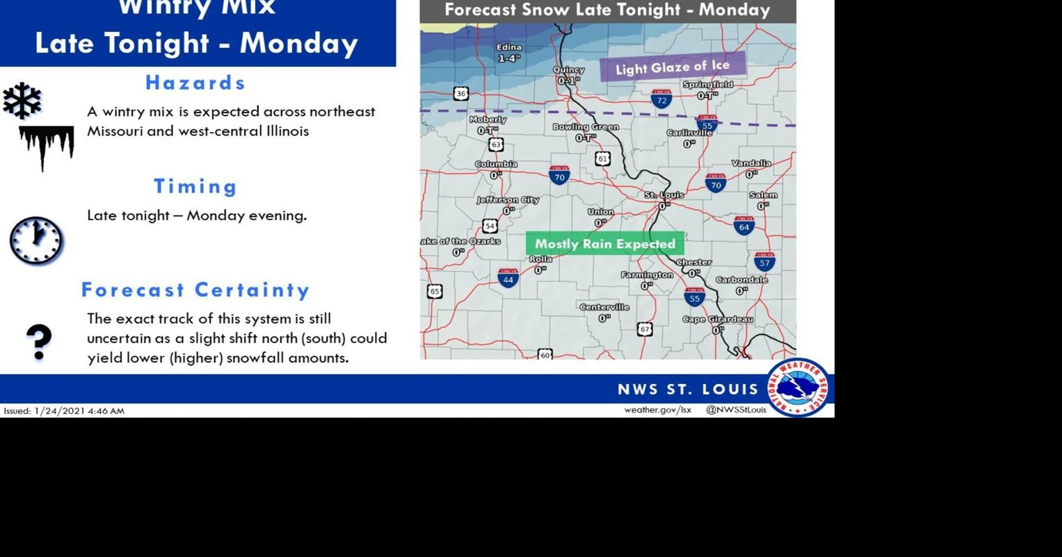 Chilly and cloudy in St. Louis; rain expected Monday