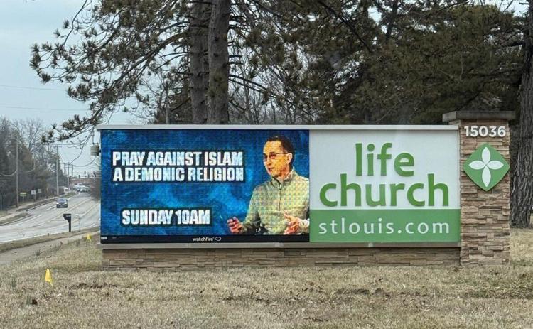 Muslims condemn Ballwin church sign calling Islam 'demonic'