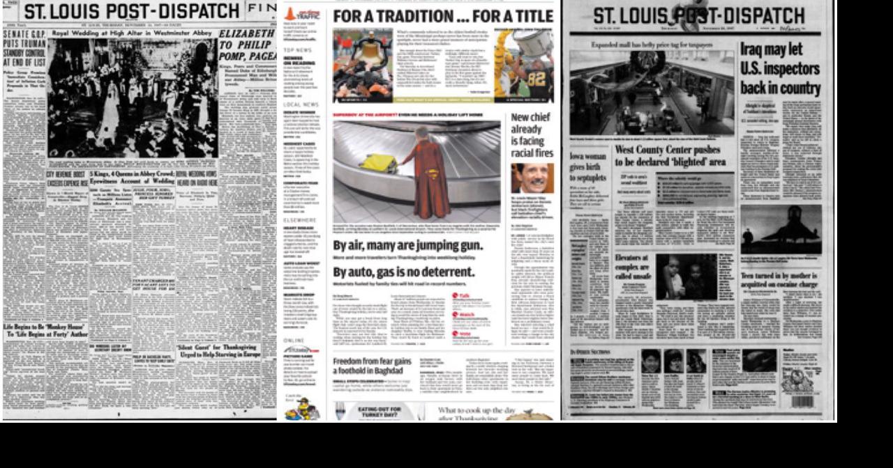 Nov. 20 front-page archives: Frisco Bell, West County Mall and a royal ...