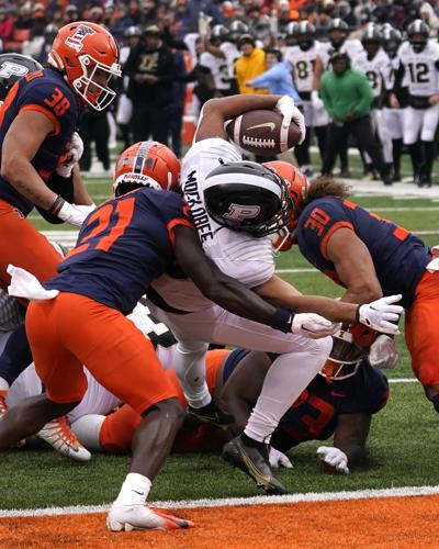 Illinois Fighting Illini vs. Purdue football score, video highlights ...