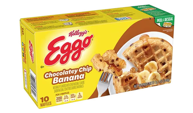 Best Bites: Kellogg's Eggo Chocolatey Chip Banana waffles