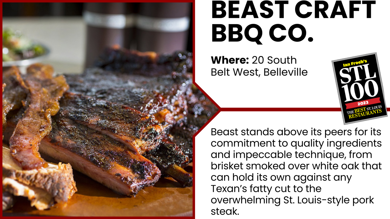 Where to find the best BBQ in St. Louis, from Ian Froeb's STL 100