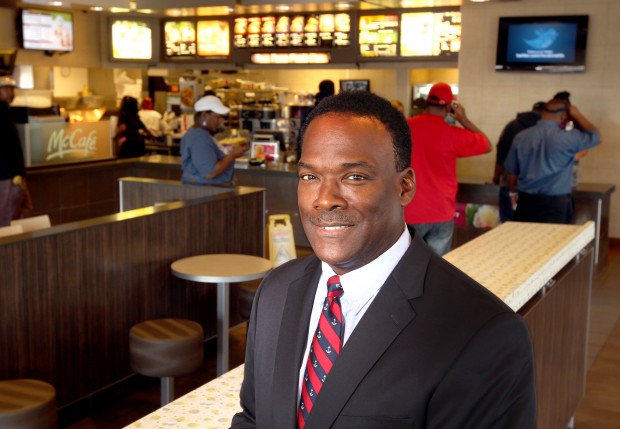 Former Navy pilot takes wing at McDonald's