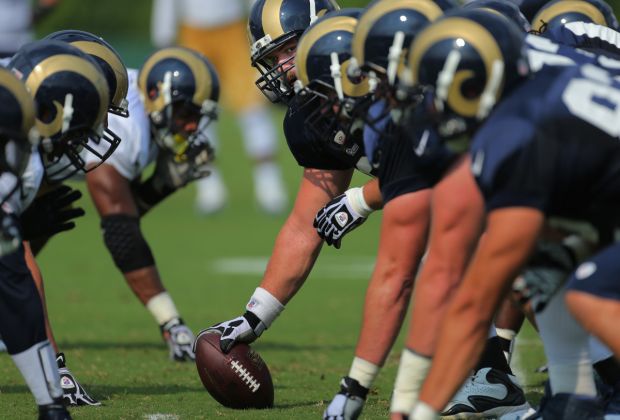 St. Louis Rams training camp Monday