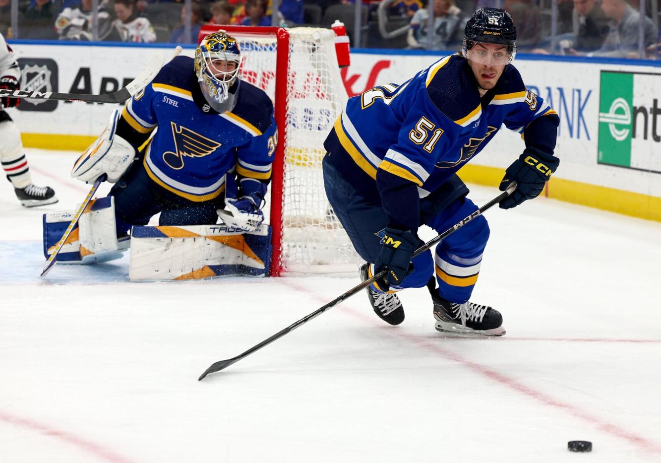 Defenseman Matthew Kessel gets first shot in Blues lineup vs. Dallas