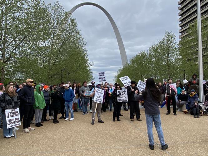 Hundreds rally in St. Louis for transgender rights, against Missouri ...