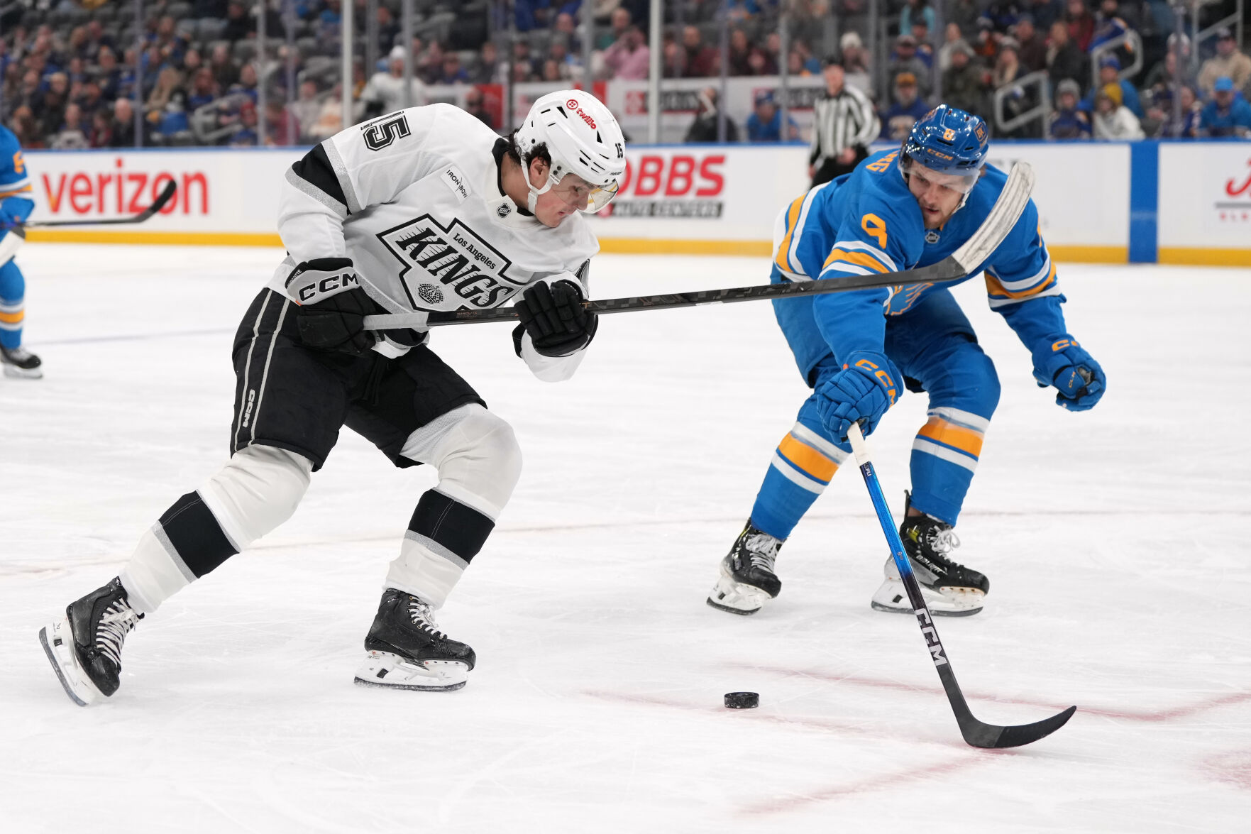 Blues lose in shootout to Kings despite 2 Jordan Kyrou goals