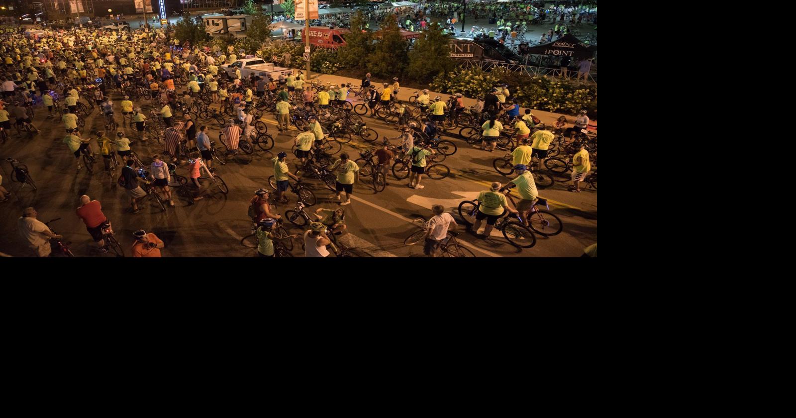 Moonlight Ramble nighttime bike ride to return to St. Louis streets Aug. 21