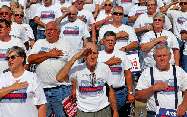 In the year's 10th protest in St. Louis, miners know the script