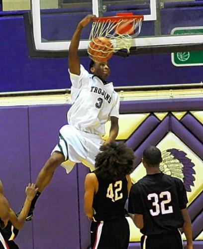 BASKETBALL: Granite City drives by Madison in Route 3 Rivalry