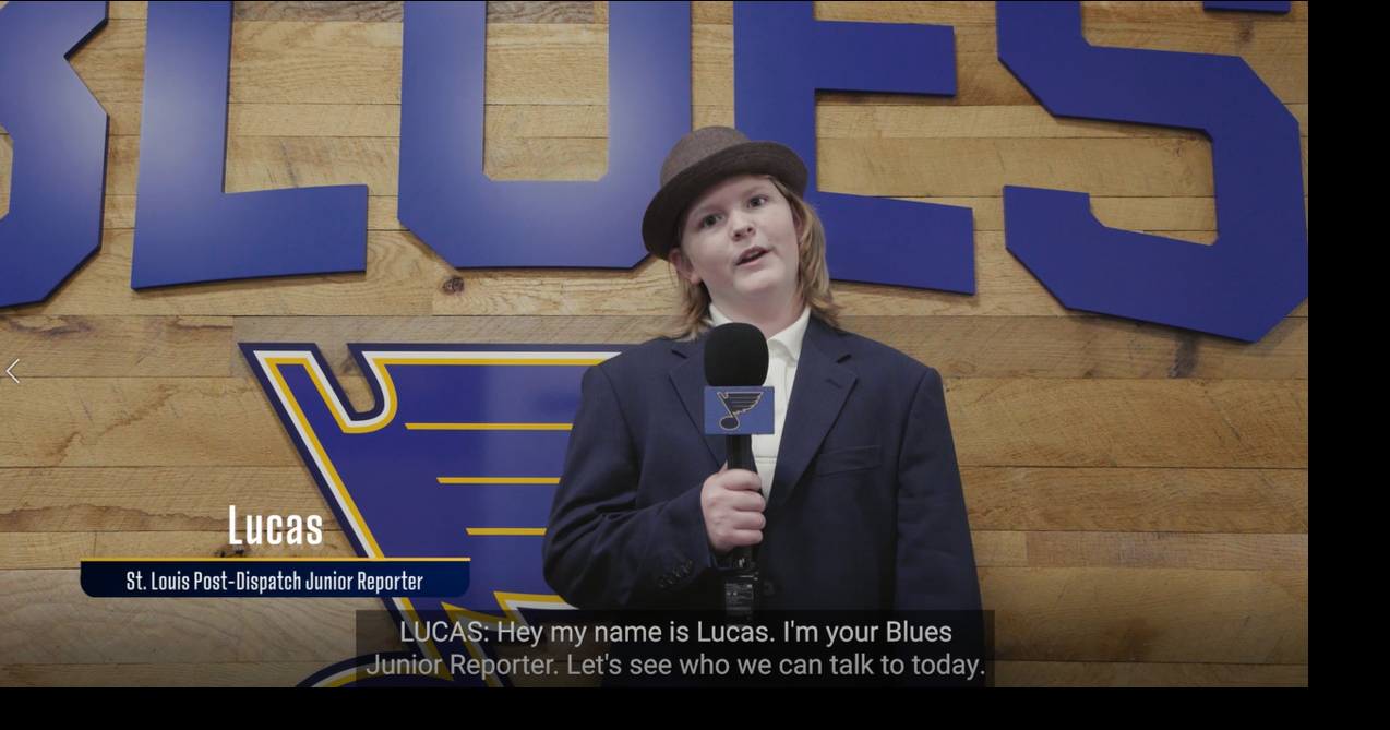 Watch St. Louis Blues Junior Reporter Lucas interview players and coaches