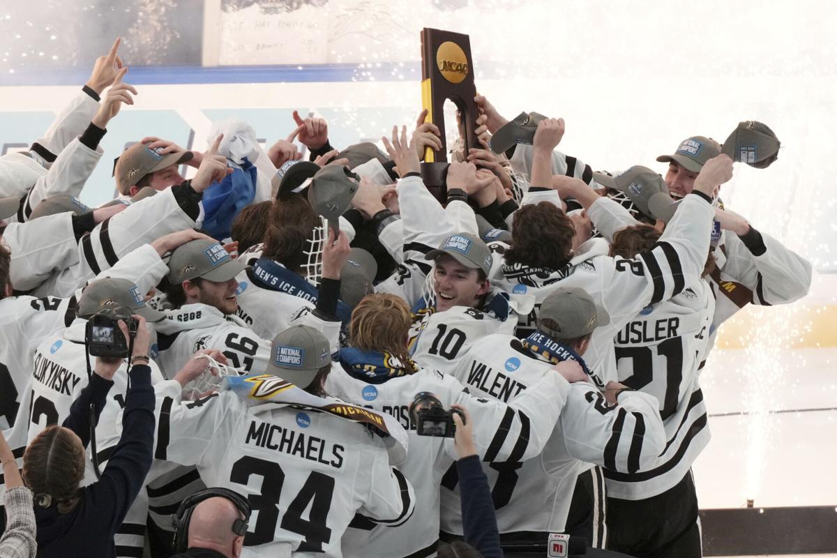 Western Michigan delights with 1st NCAA hockey championship