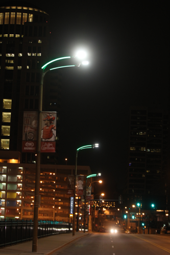New lights promise colorful, safer downtown St. Louis