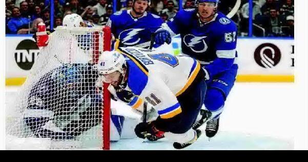 Lightning strikes early; Blues drubbed again