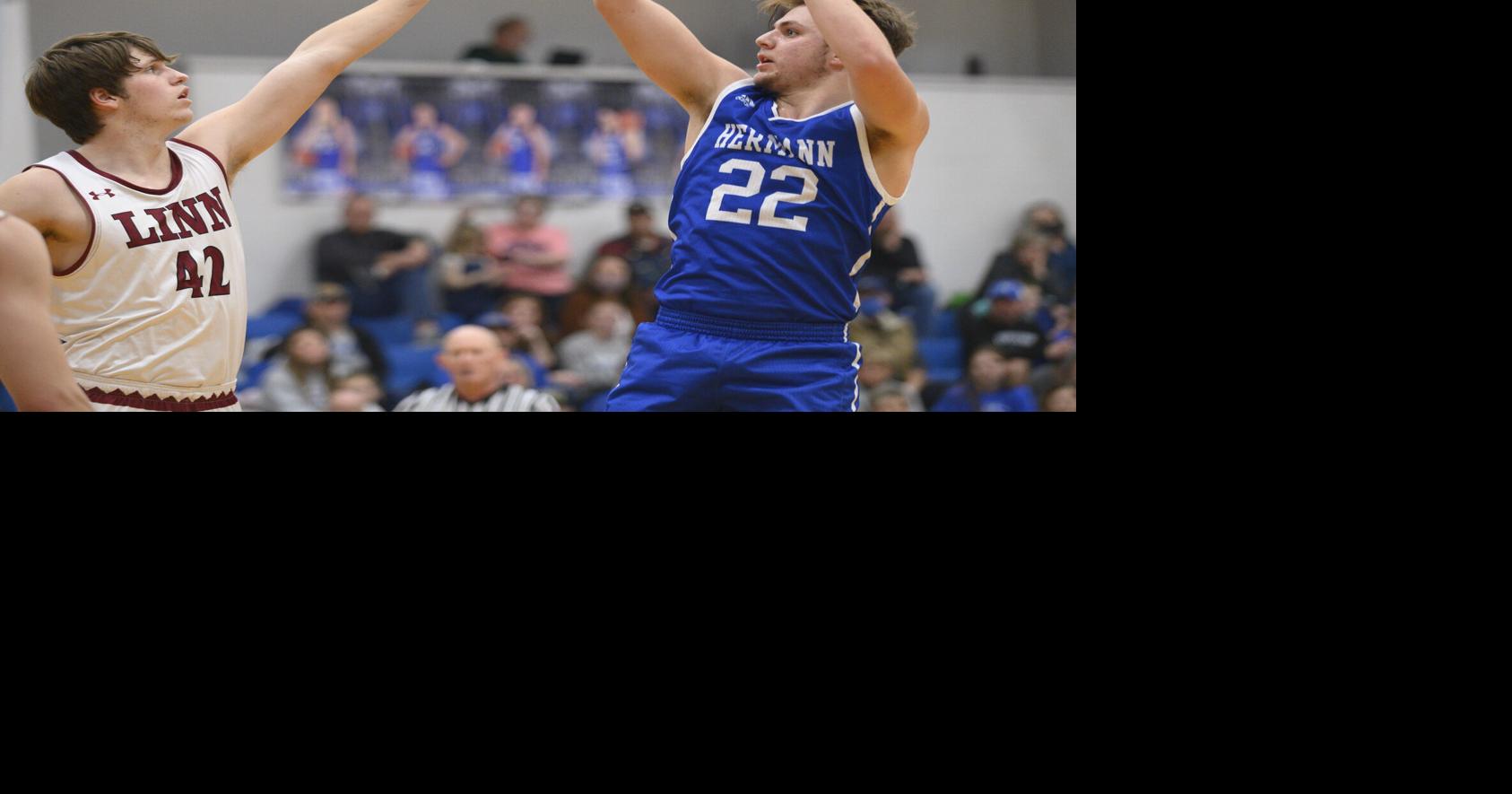 Hermann Invitational championship: Hermann 46, Linn 44