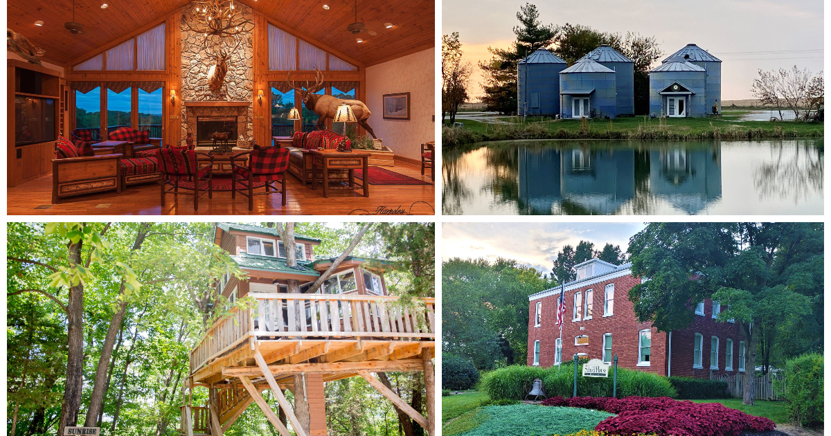 8 unique bed-and-breakfasts within a few hours' drive of St. Louis