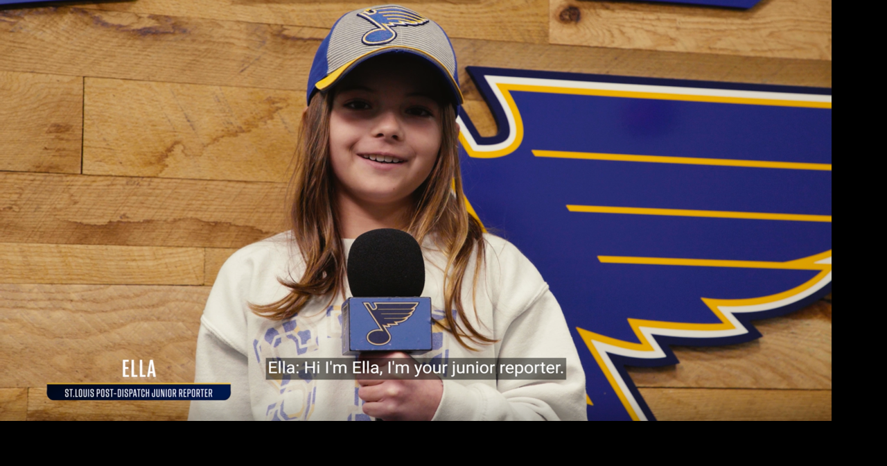 Watch St. Louis Blues Junior Reporter Ella interview players and coaches