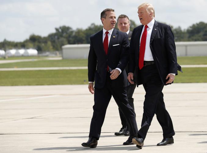 Scenes from a presidential visit to Missouri