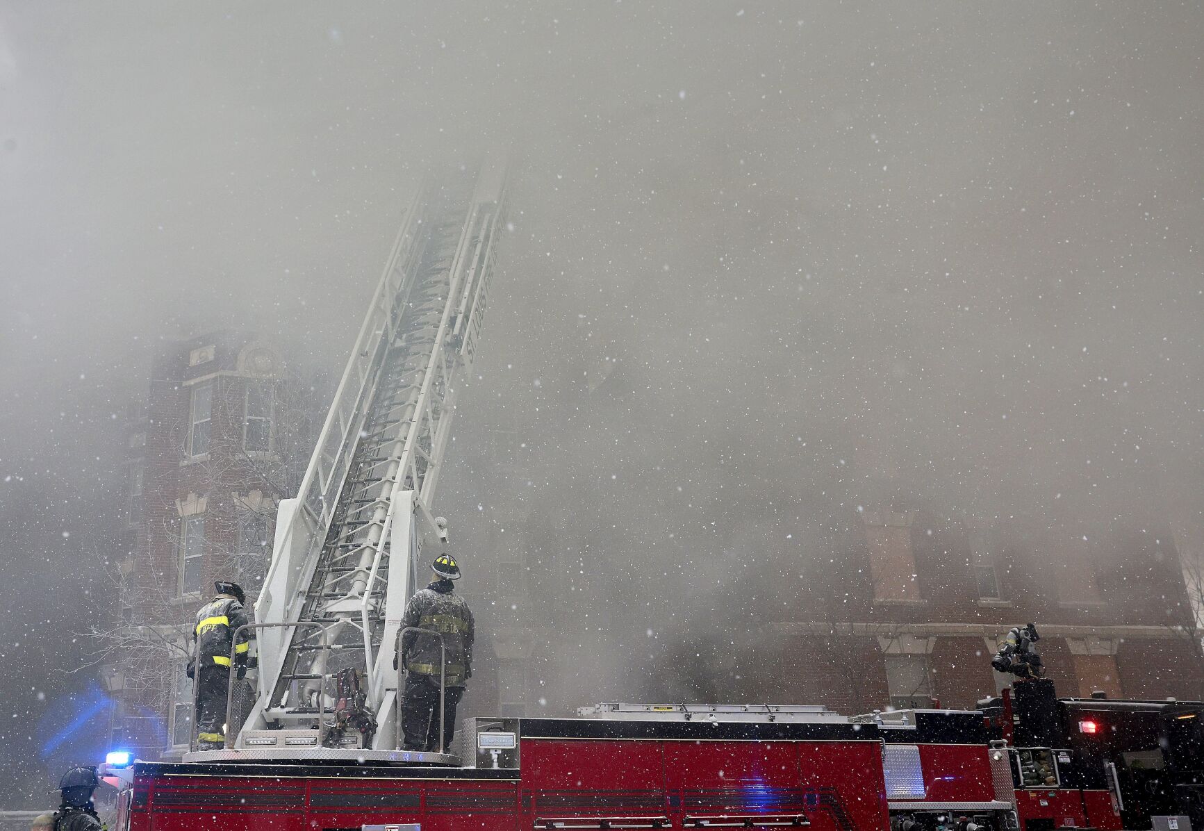 Photos: Fire burns in Central West End apartment building