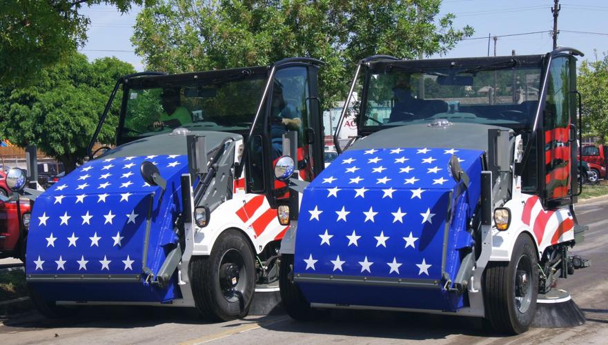 City crews get artistic with designs for fleet of street sweepers