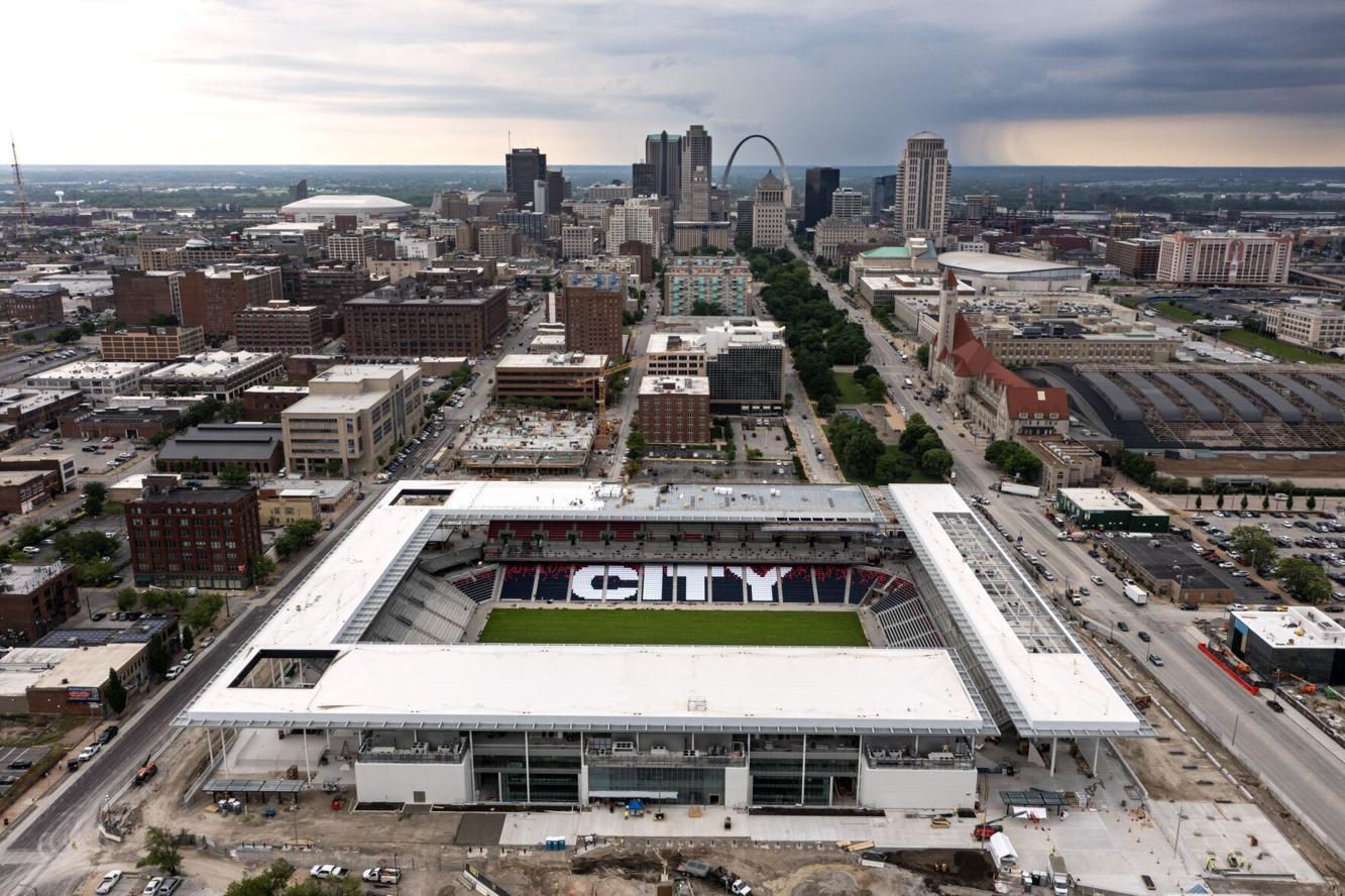 Photos: Construction nears completion Centene Stadium, and look back at ...