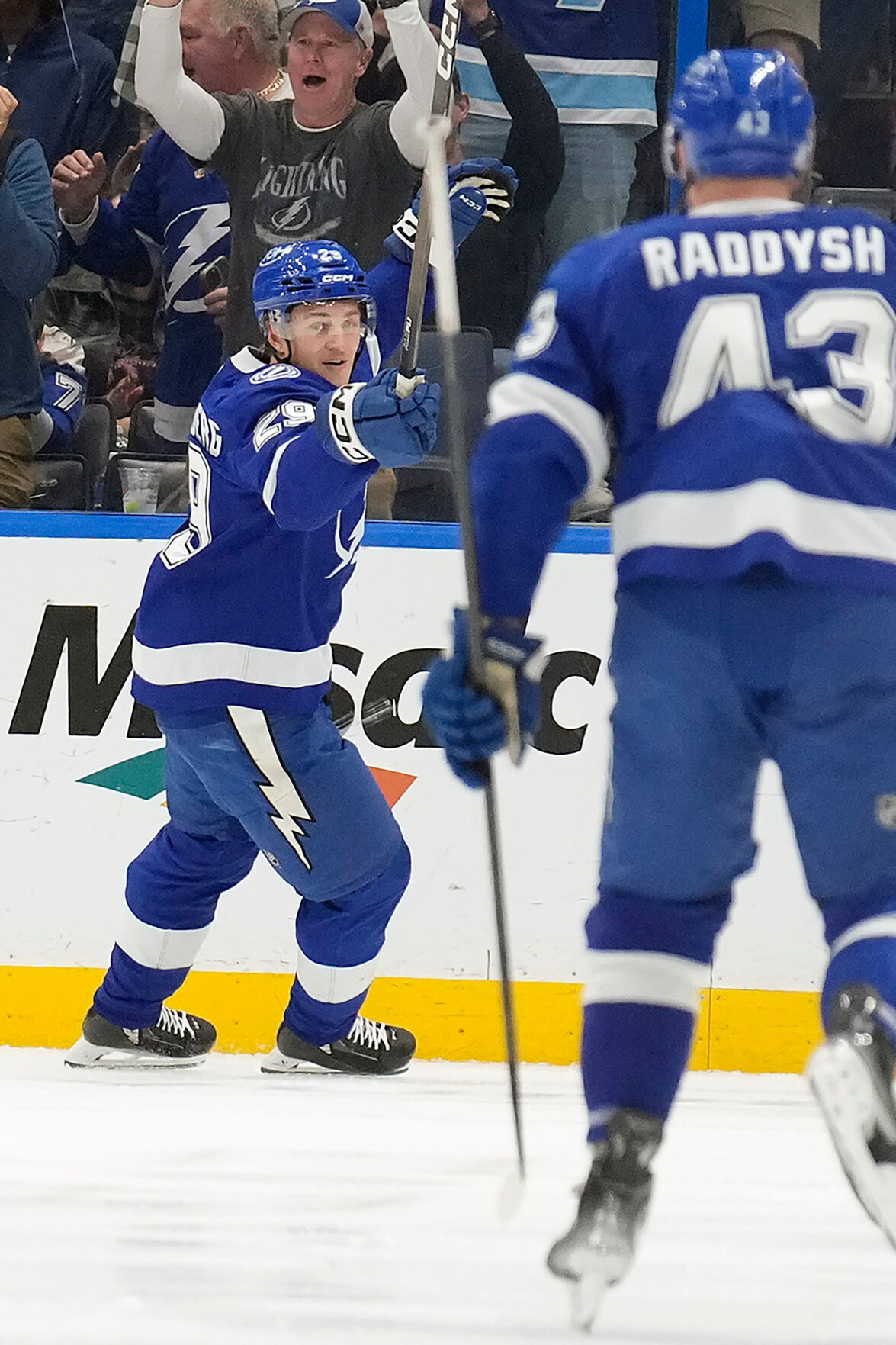 Blues fall behind early, lose 4-1 to Lightning