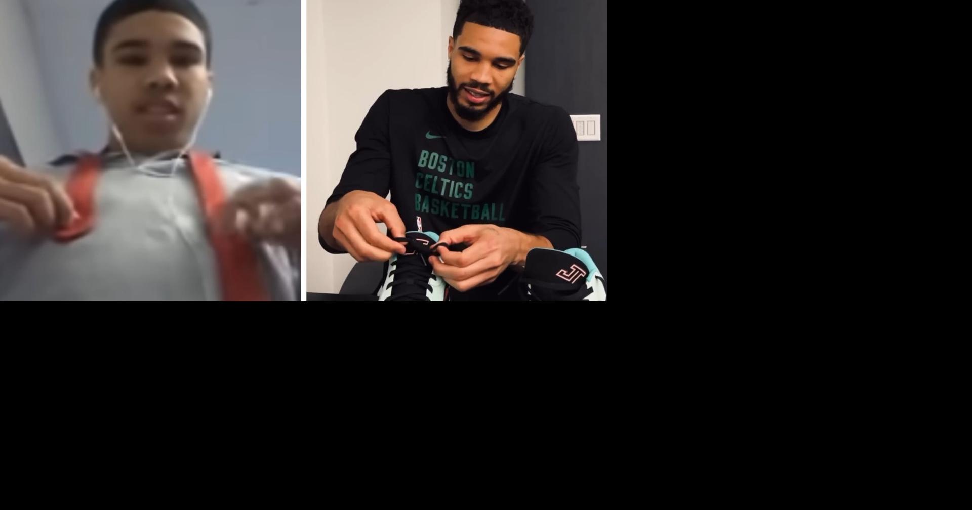 11 years after tie tying how-to, a new Jayson Tatum tutorial