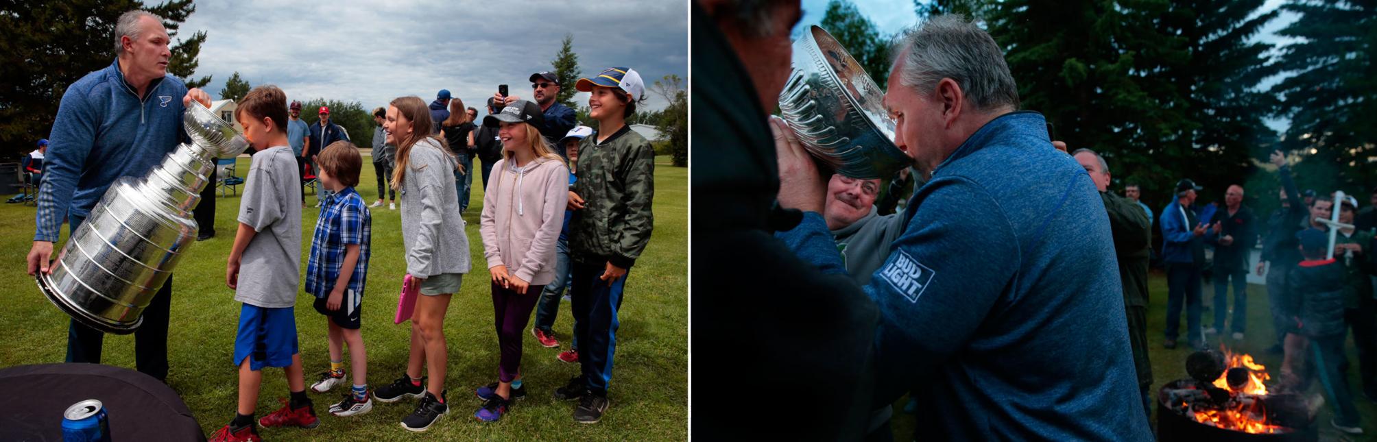 Hometown hero: Craig Berube brings the Cup to Calahoo