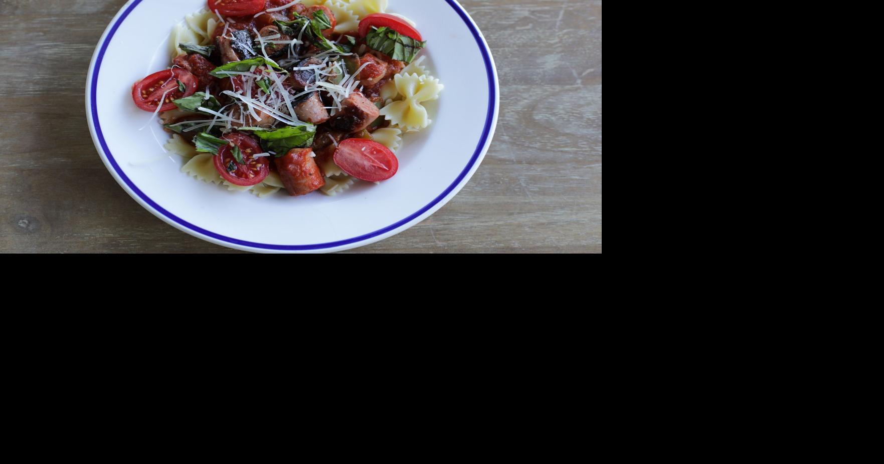 Bow-Tie Pasta With Vienna Sausages