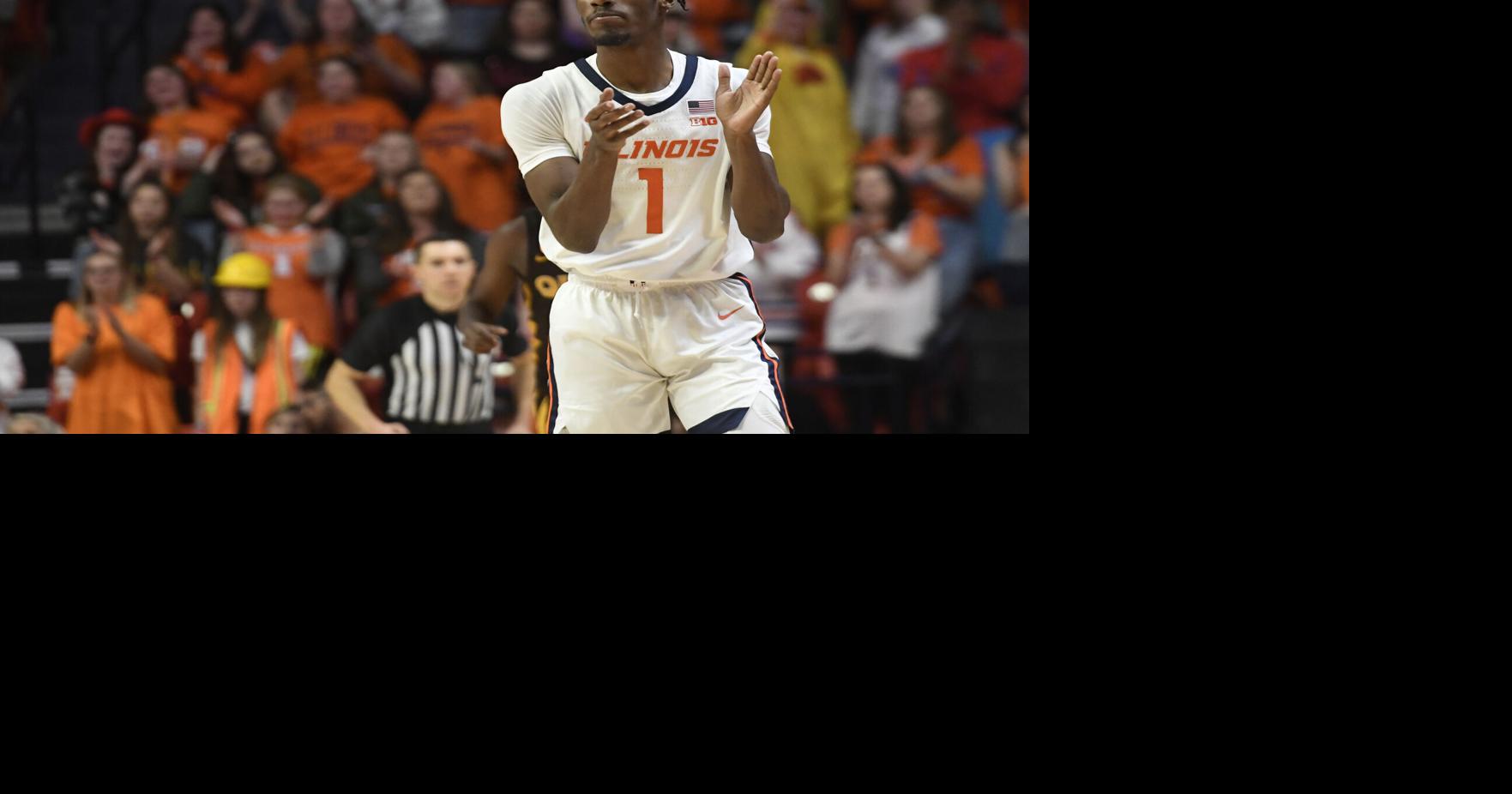 Illinois guard Sencire Harris leaves with injury vs. Syracuse basketball