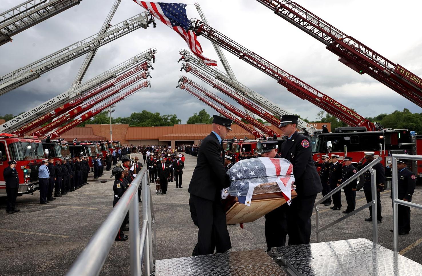 Funeral for St. Louis Firefighter Rodney Heard Sr.